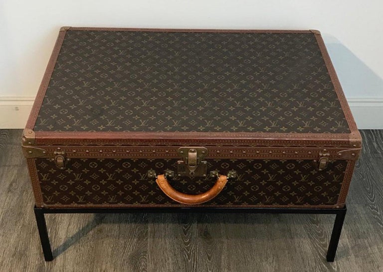 Louis Vuitton Trunk on Stand, Large at 1stDibs
