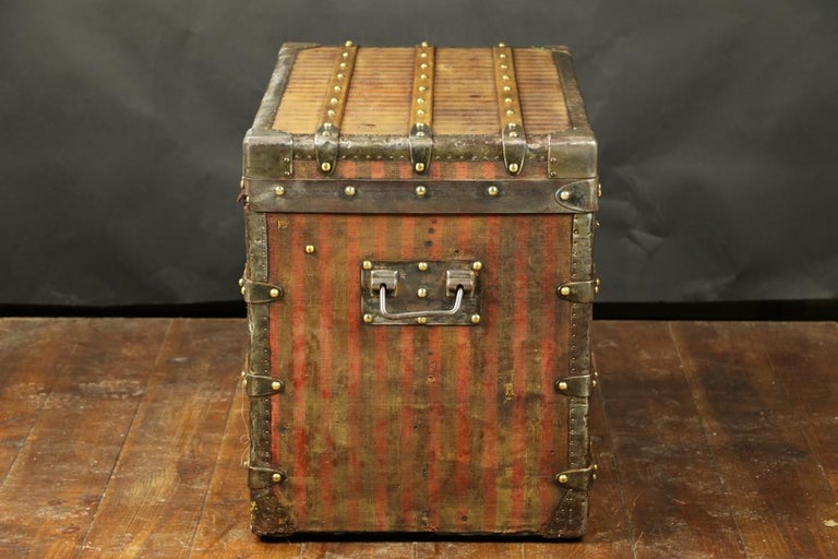 Louis Vuitton Trunk, Red Stripes, circa 1872 at 1stDibs