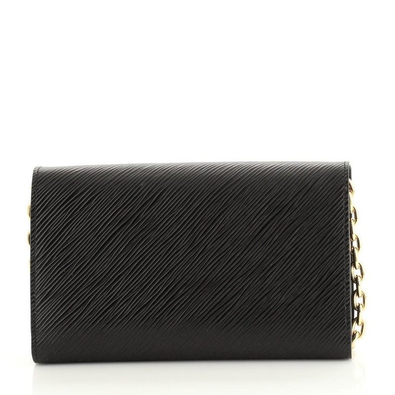 Louis Vuitton Twist Chain Wallet Love Lock Epi Leather at 1stDibs