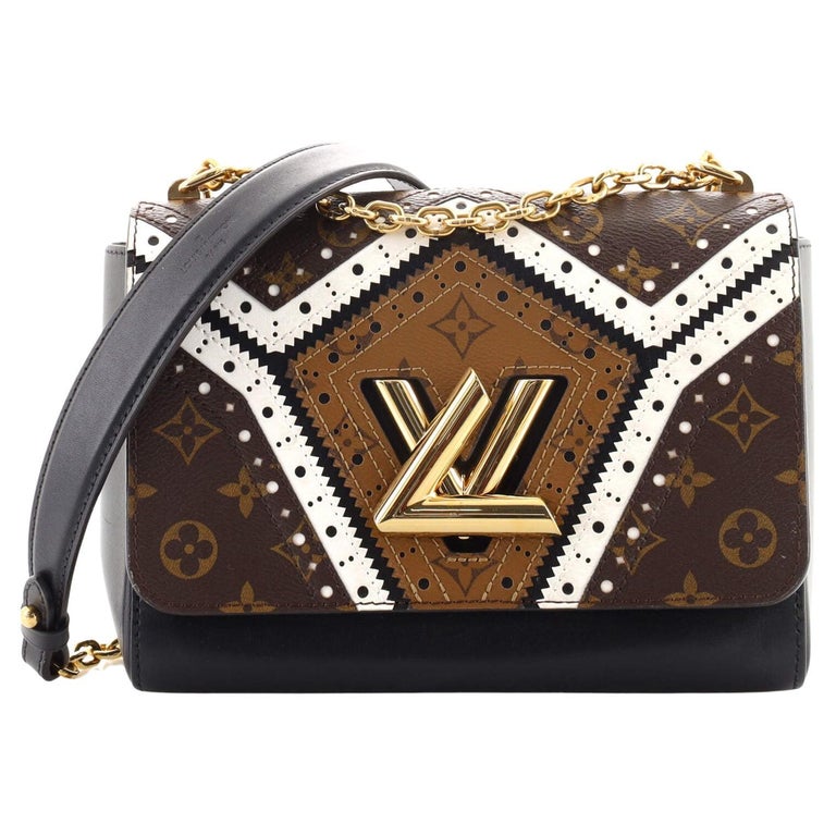 Louis Vuitton Twist Handbag Limited Edition Brogue Reverse Monogram ...