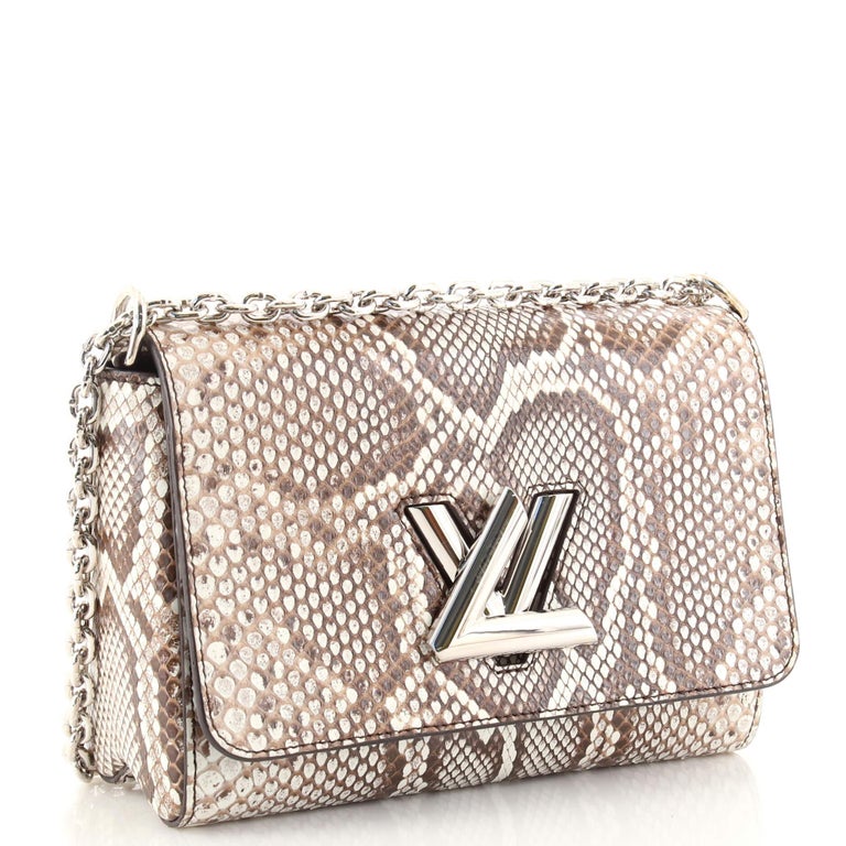 Louis Vuitton Twist Handbag Python MM For Sale at 1stDibs