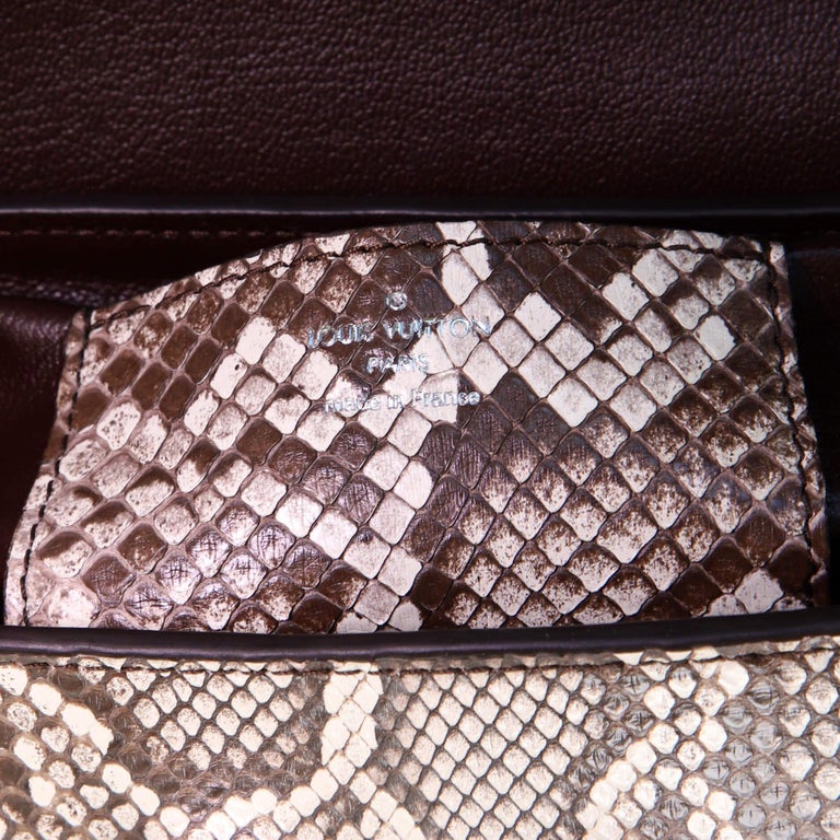 Louis Vuitton Twist Handbag Python MM For Sale at 1stDibs