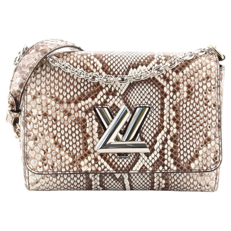 Louis Vuitton Twist Handbag Python MM For Sale at 1stDibs