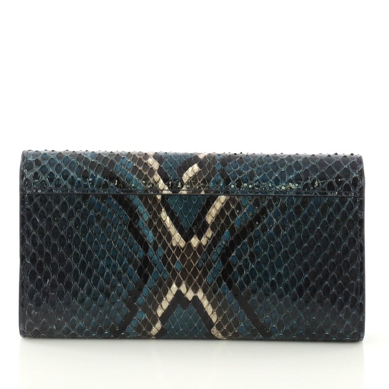 Louis Vuitton Twist Wallet Python at 1stDibs
