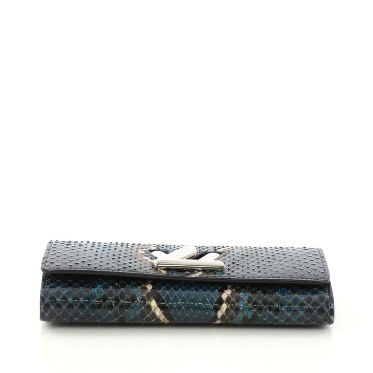 Louis Vuitton Twist Wallet Python at 1stDibs