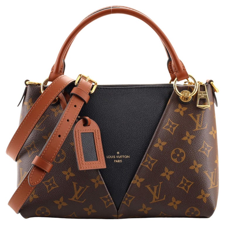 Louis Vuitton V Tote Monogram Canvas and Leather BB at 1stDibs