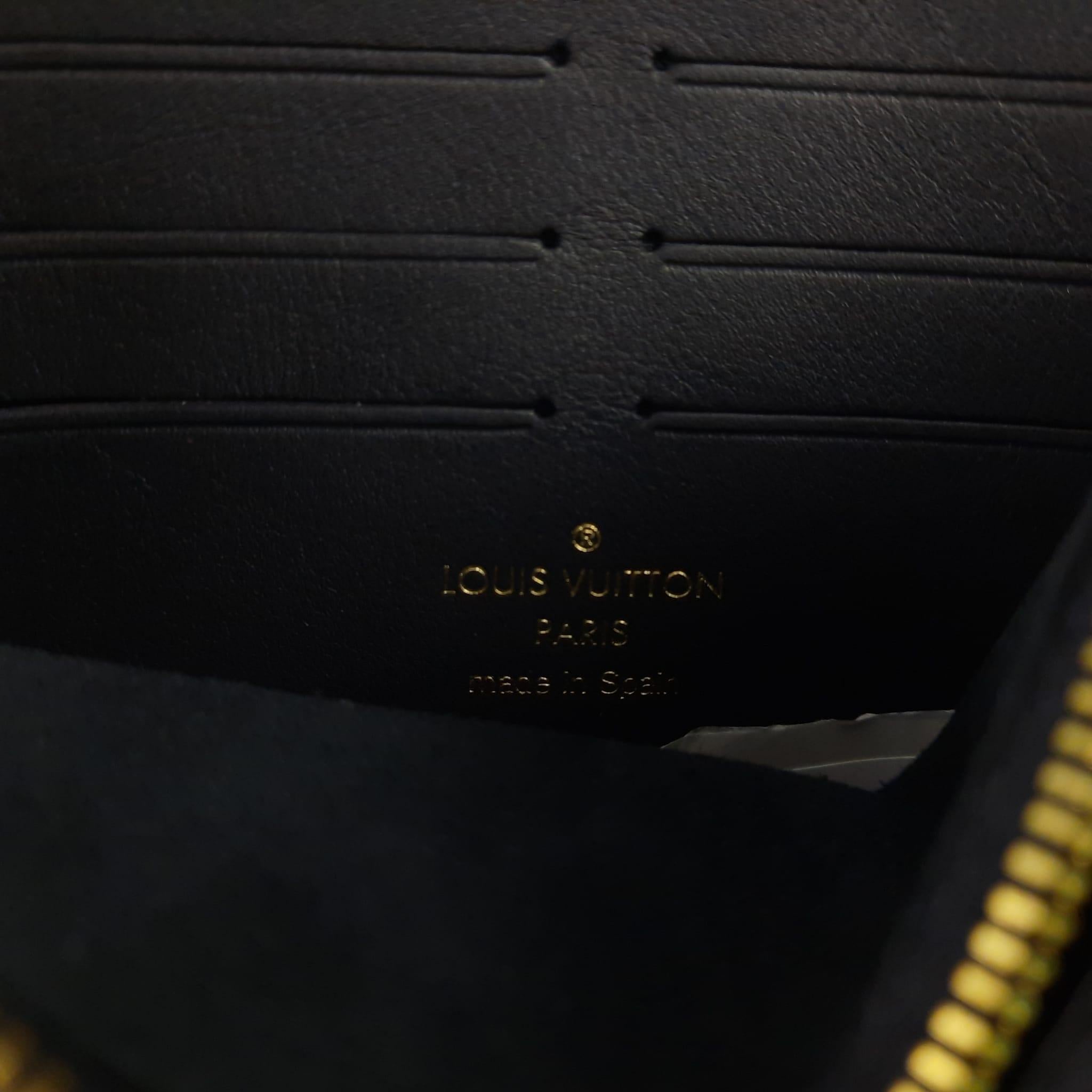 Louis Vuitton Vavin Chain Wallet Colors Black Materials Ebony Damier ...