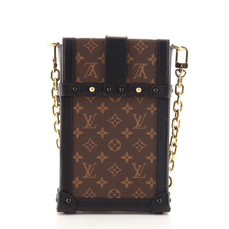 Louis Vuitton Vertical Trunk Pochette Monogram Canvas For Sale at 1stDibs