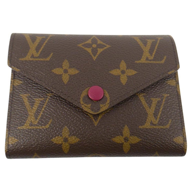 Louis Vuitton Victorine Wallet Fuchsia Monogram Canvas For Sale at 1stDibs