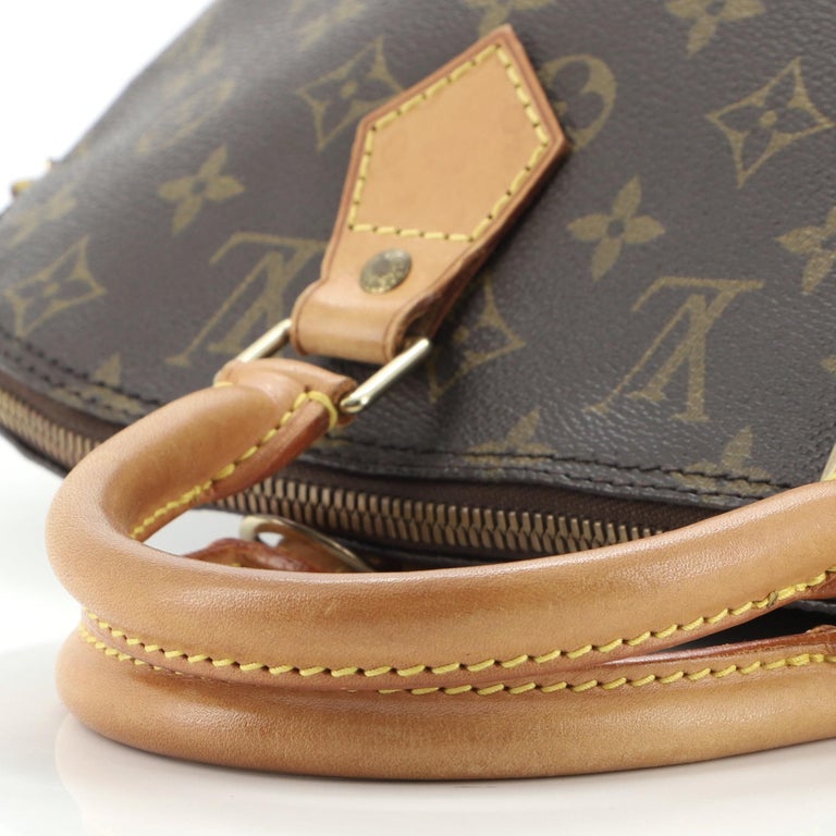 Louis Vuitton Vintage Alma Handbag Monogram Canvas PM For Sale at 1stDibs
