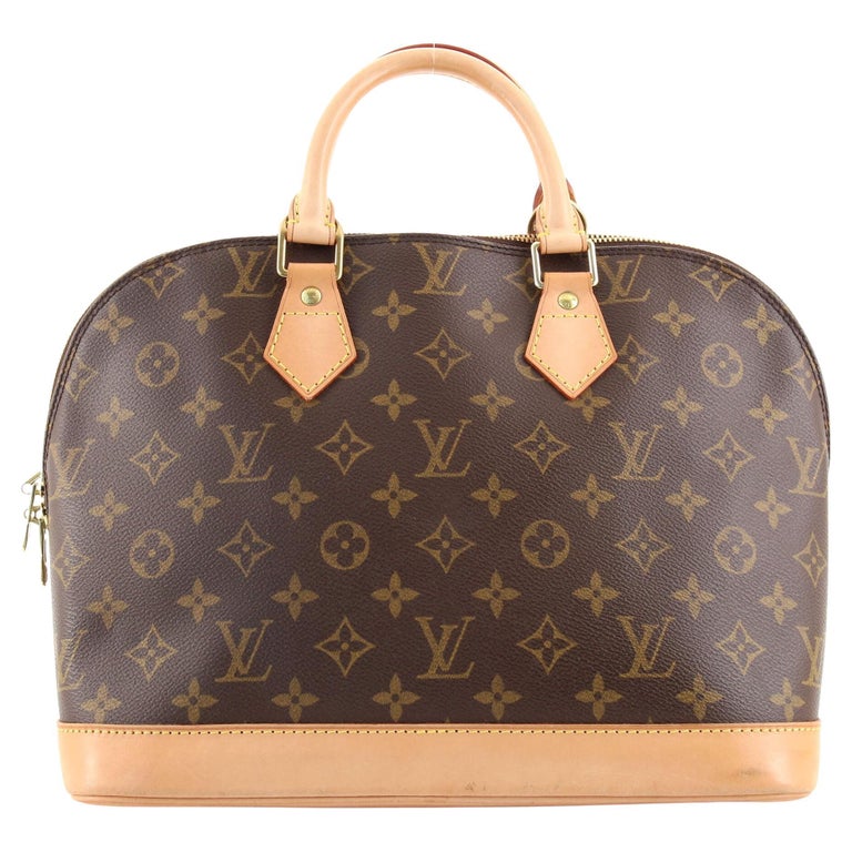 Louis Vuitton Vintage Alma Handbag Monogram Canvas PM For Sale at 1stDibs