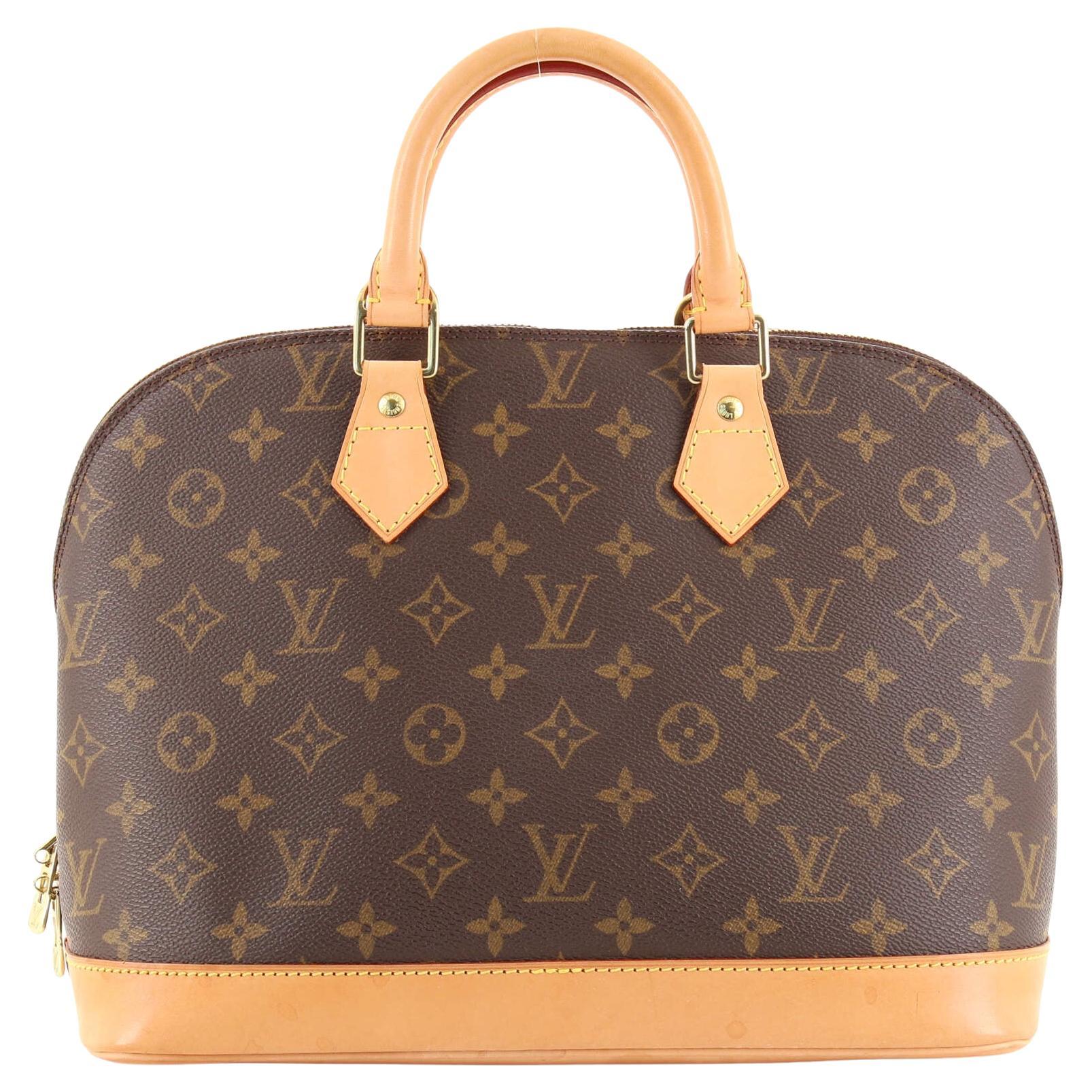 Louis Vuitton Vintage Alma Handbag Monogram Canvas PM For Sale at 1stDibs
