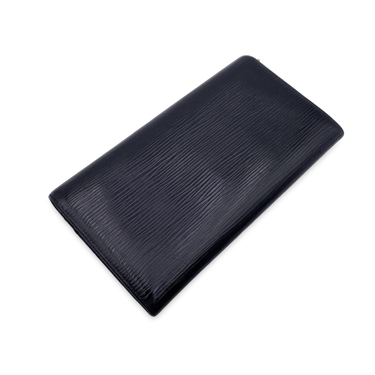Louis Vuitton Vintage Black Epi Leather Continental Long Sarah Wallet ...