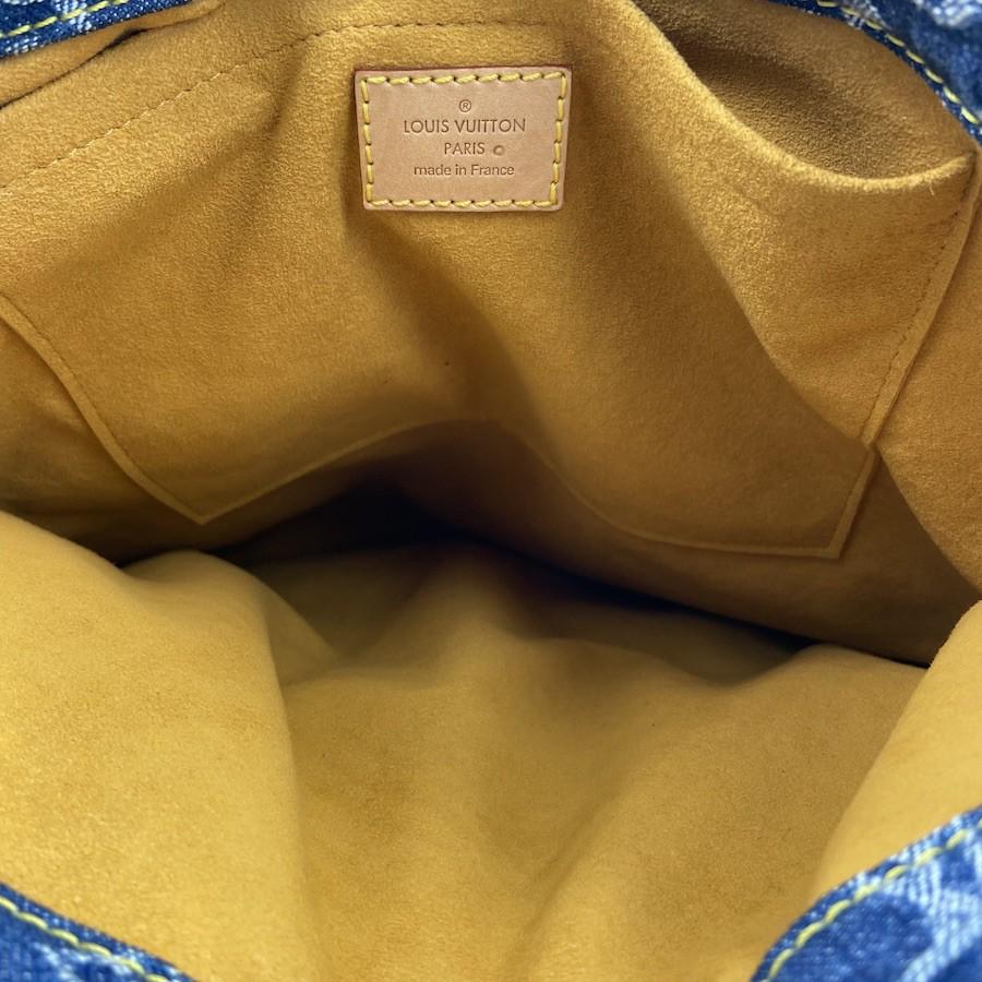 LOUIS VUITTON Vintage Blue Denim Bag at 1stDibs