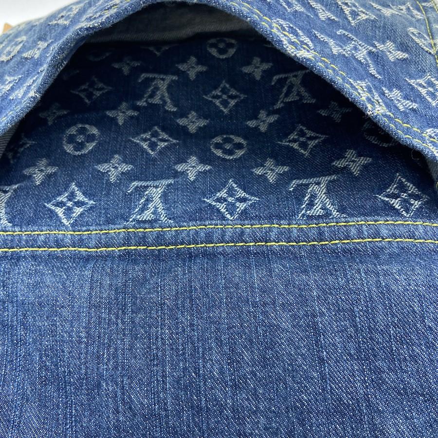 LOUIS VUITTON Vintage Blue Denim Bag at 1stDibs