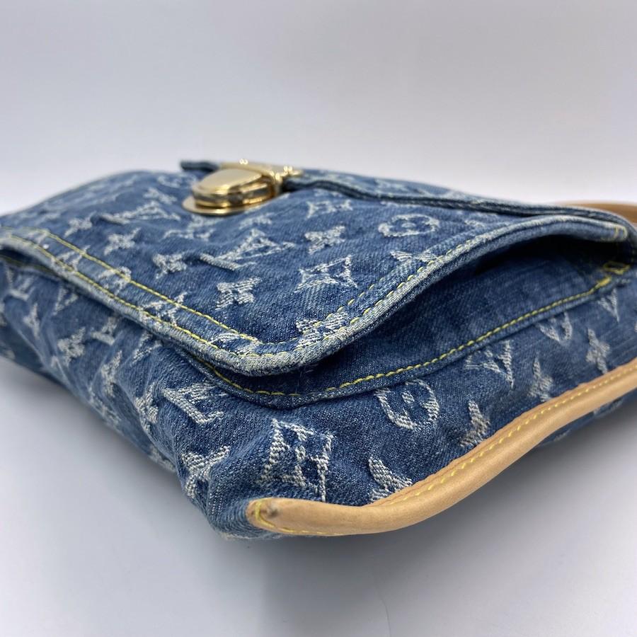 LOUIS VUITTON Vintage Blue Denim Bag at 1stDibs