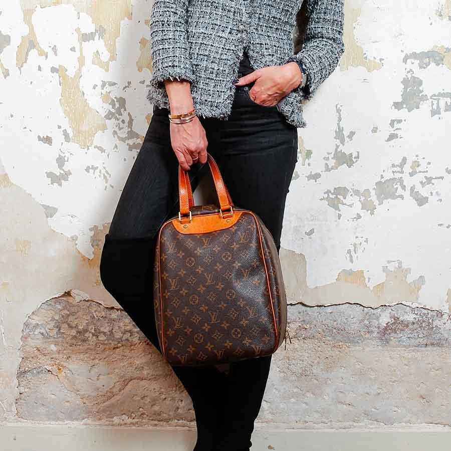 LOUIS VUITTON Vintage 'Excursion' Bag in Brown Monogram Canvas and ...