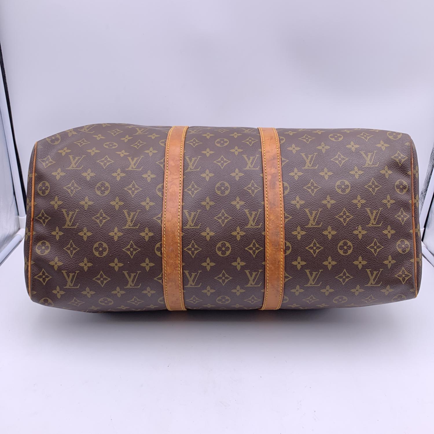 Louis Vuitton Vintage Monogram Canvas Keepall 50 Duffle Travel Bag For ...