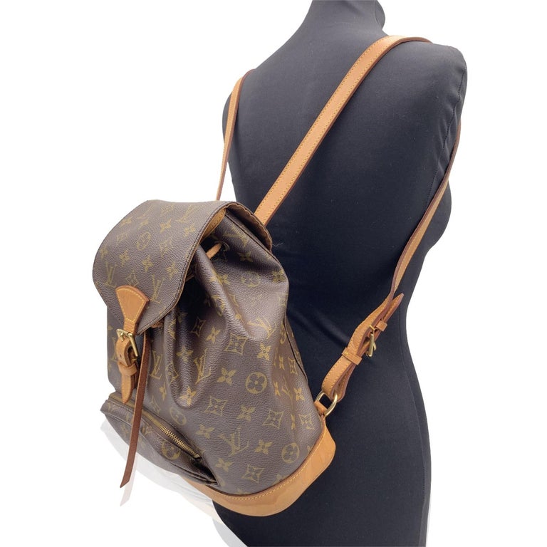 Louis Vuitton Vintage Monogram Canvas Montsouris MM Backpack Bag For ...