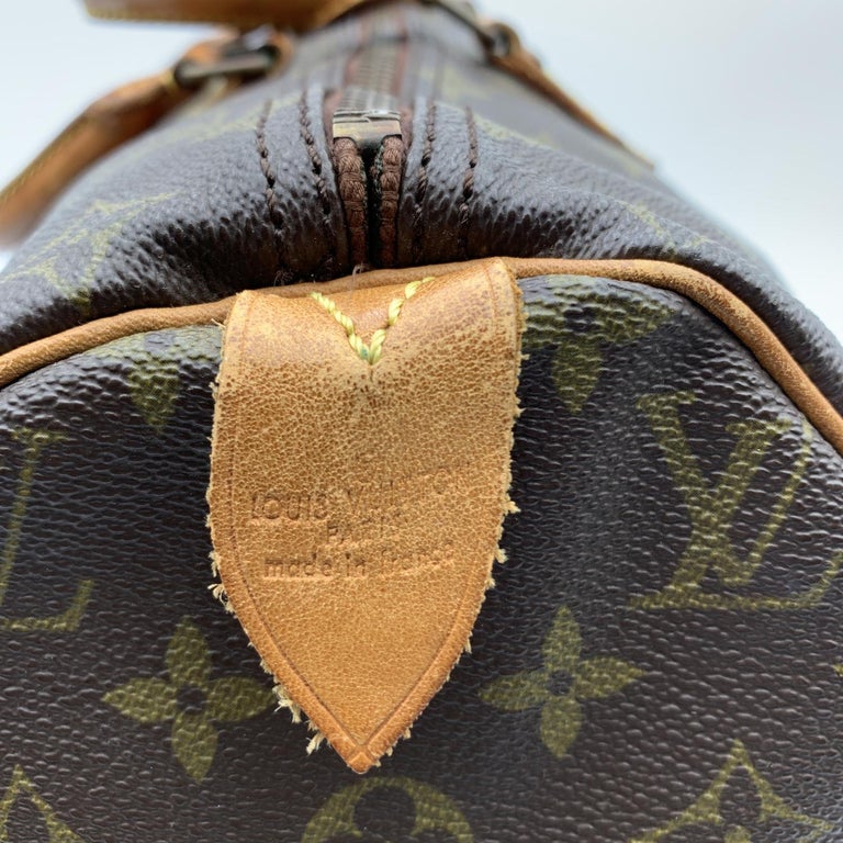 Louis Vuitton Vintage Monogram Canvas Speedy 40 Bag Satchel For Sale at ...