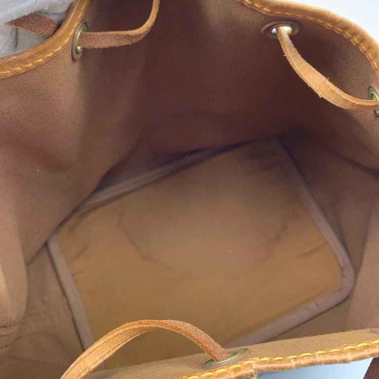 Louis Vuitton Vintage Monogram Petit Noe Bucket Drawstring Bag For Sale ...