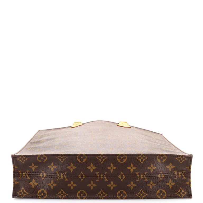 Louis Vuitton Vintage Sac Plat Bag Monogram Canvas For Sale at 1stDibs