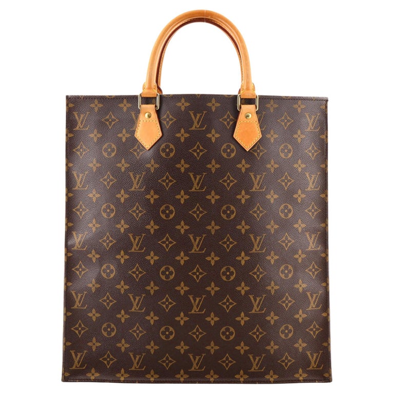 Louis Vuitton Vintage Sac Plat Bag Monogram Canvas For Sale at 1stDibs