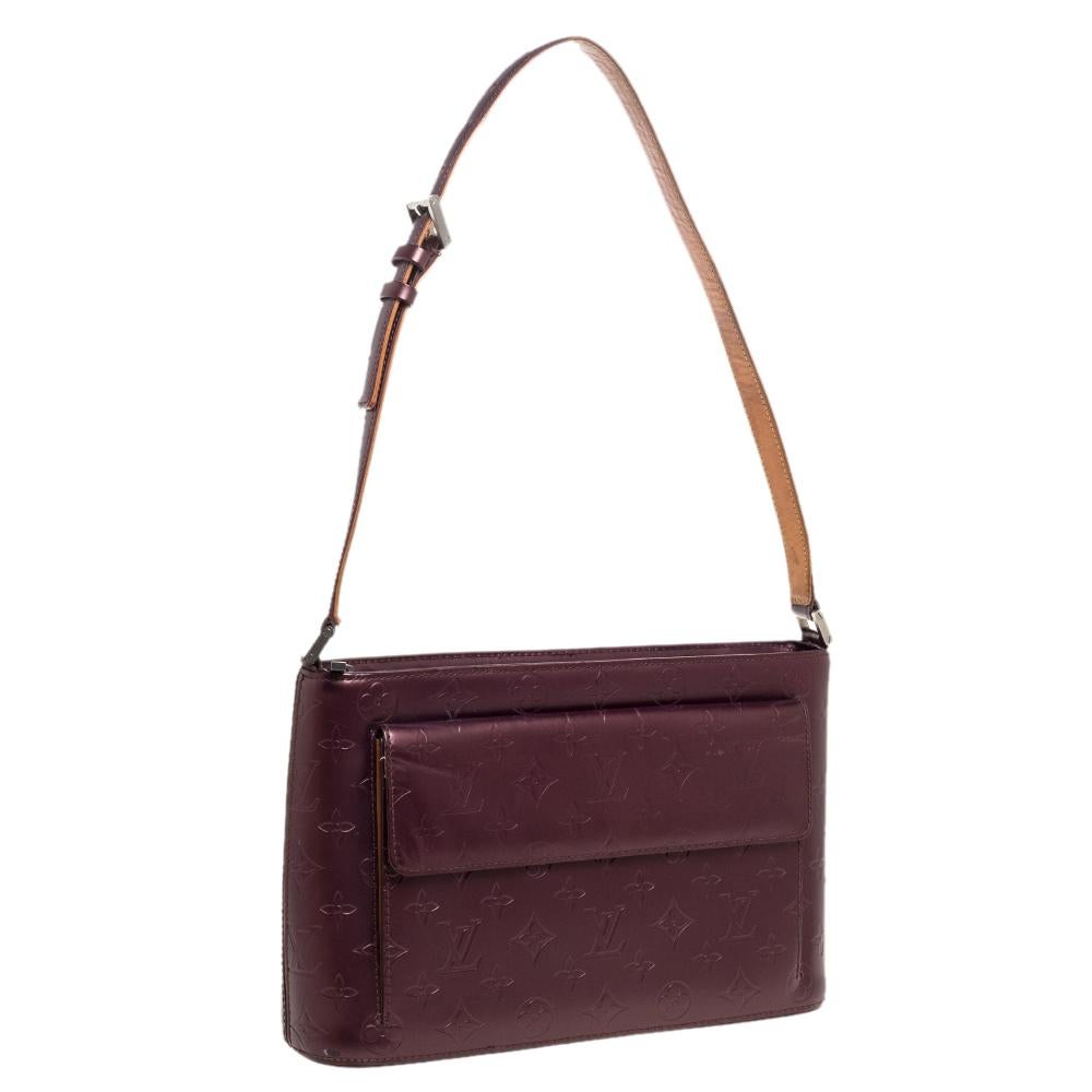 Louis Vuitton Violet Monogram Mat Leather Allston Bag at 1stDibs ...