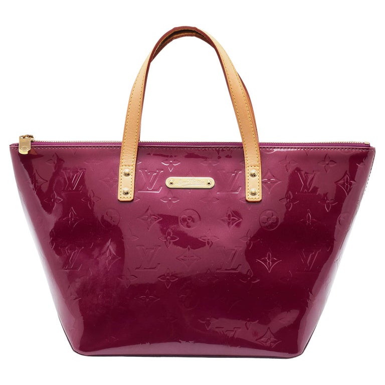 Louis Vuitton Violette Monogram Vernis Bellevue PM Bag For Sale at 1stDibs