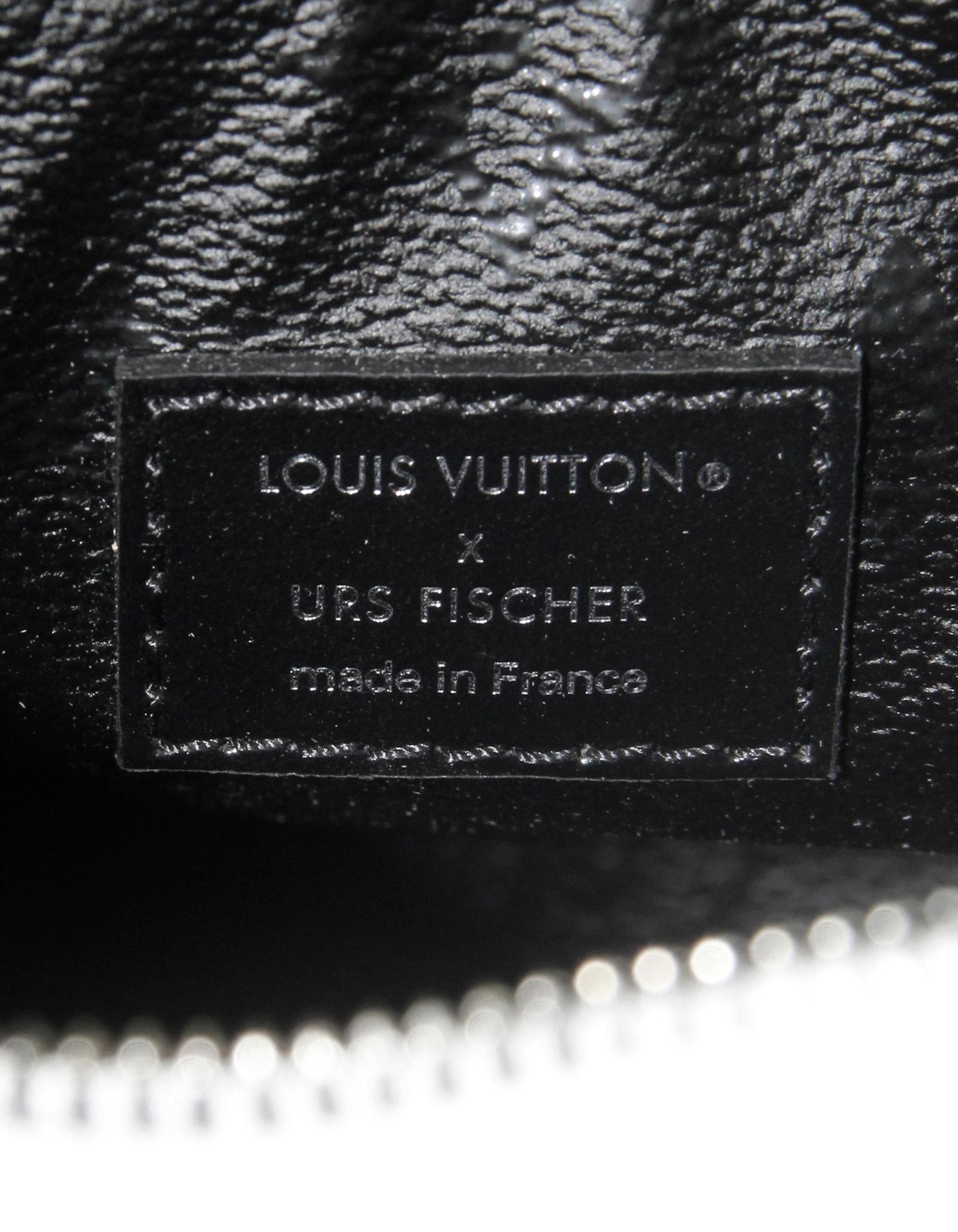 Louis Vuitton White/Black Urs Fischer Tufted Monogram Speedy ...