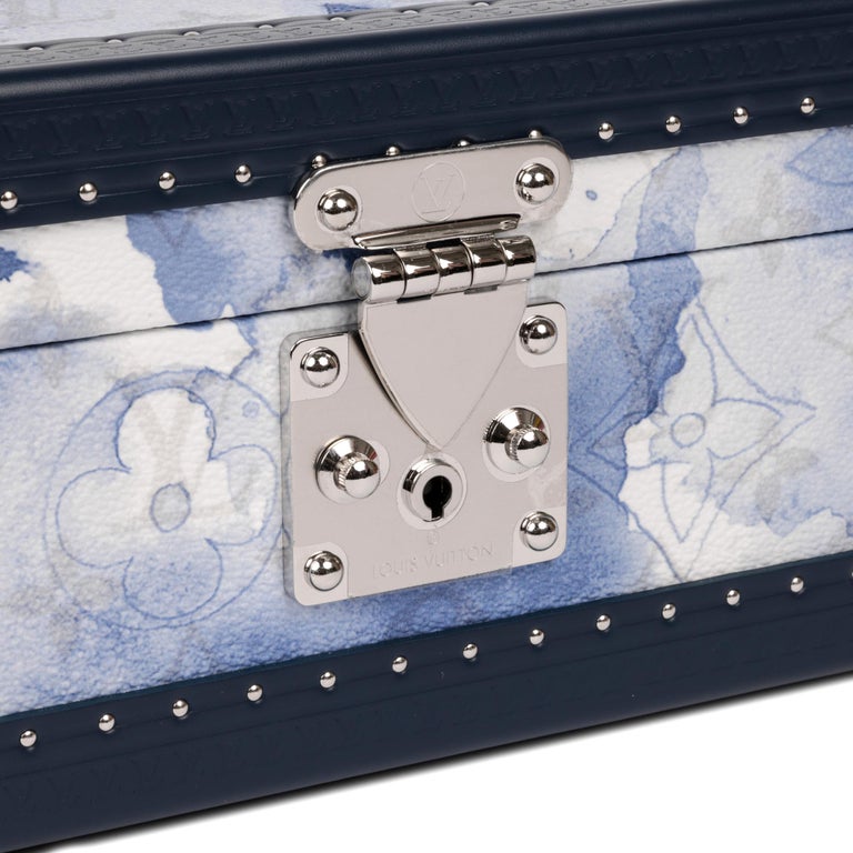Louis Vuitton White and Blue Watercolour Monogram Coated Canvas and ...
