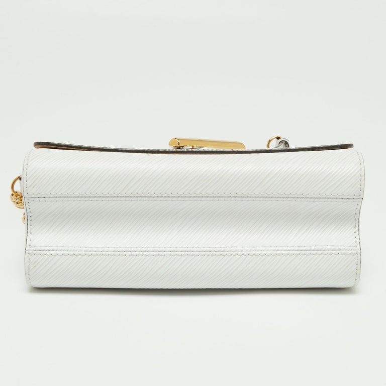 Louis Vuitton White Epi Leather Twist MM Bag at 1stDibs