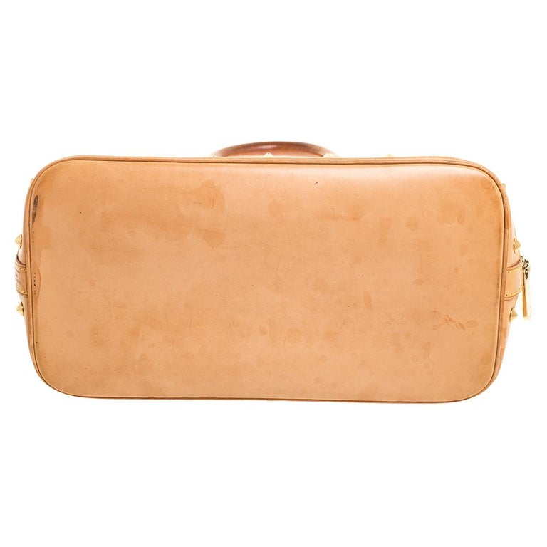 Louis Vuitton White Multicolor Monogram Canvas Alma PM Bag at 1stDibs
