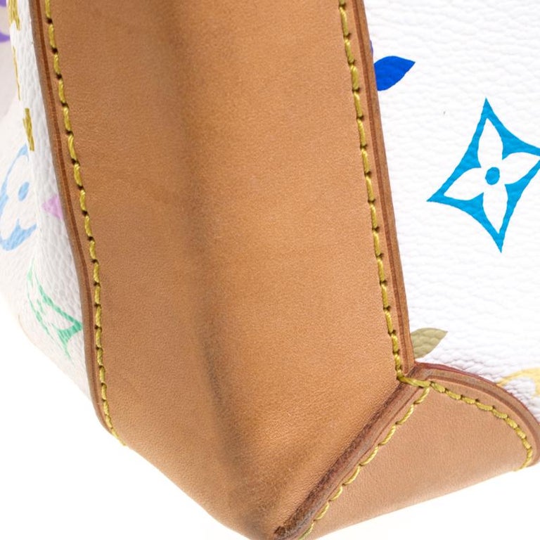 Louis Vuitton White Multicolor Monogram Canvas Ursula Bag For Sale at ...