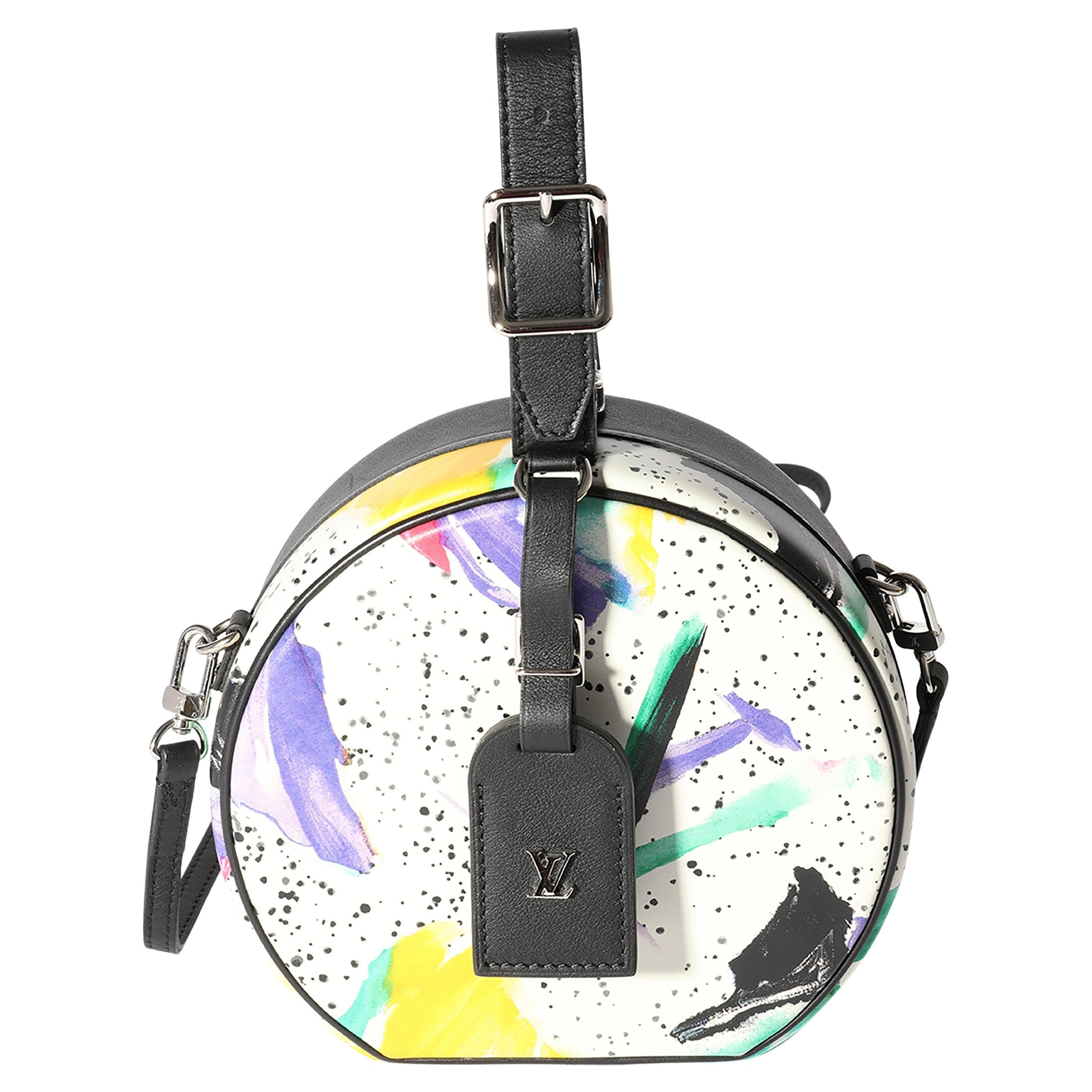 Louis Vuitton Petite Boite Chapeau Bag Leather and Python at 1stDibs