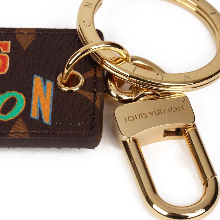 Louis Vuitton x NBA Brown Monogram Coated Canvas Key Holder and Bag ...