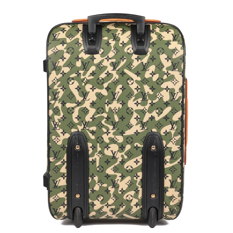 LOUIS VUITTON x Takashi Murakami Green Monogramouflage Monogram Pegase ...