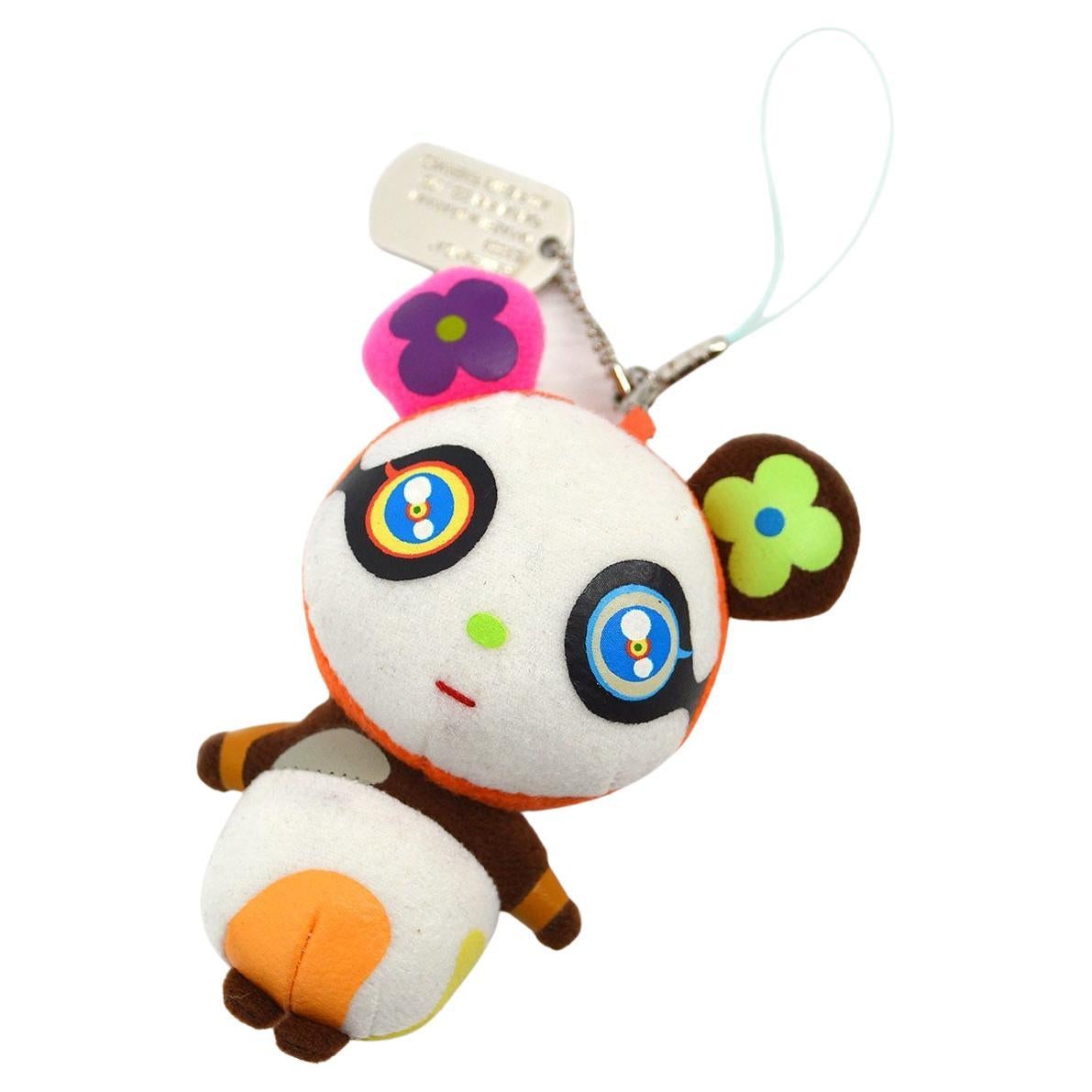 LOUIS VUITTON x Takashi Murakami White Multi Small Petit Cotton Panda ...