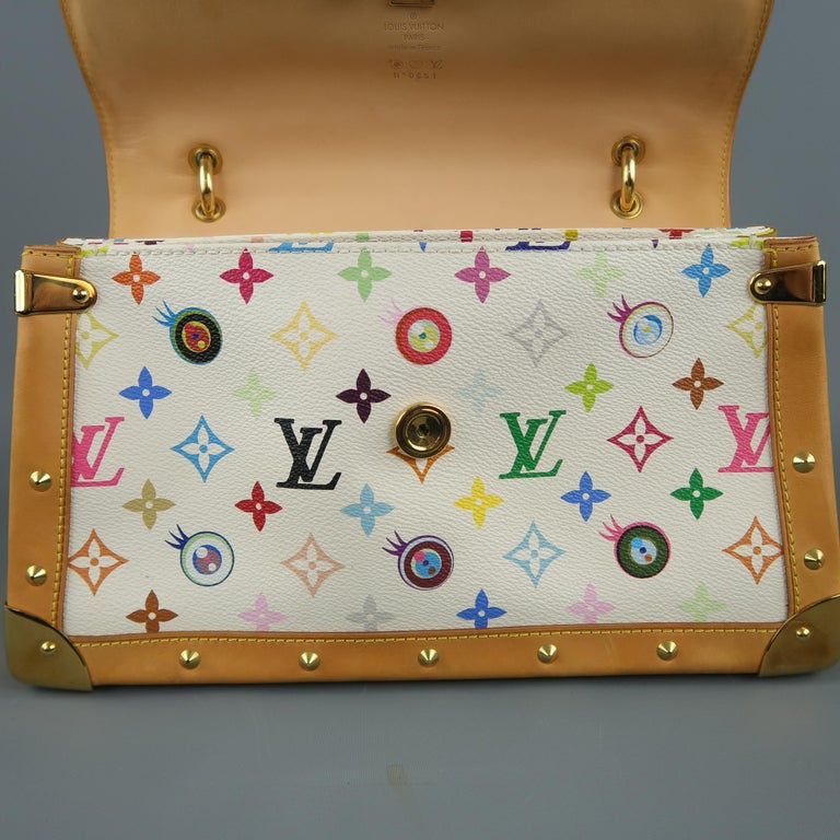 Takashi Murakami X Louis Vuitton White Monogram | semashow.com