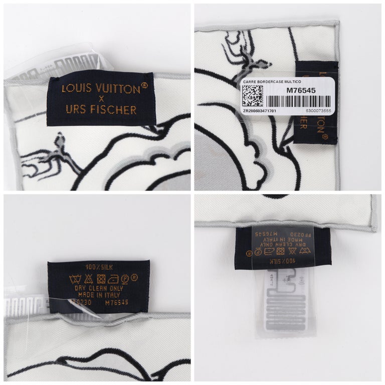 LOUIS VUITTON x Urs Fischer 2020 Multicolor Character Monogram Square ...