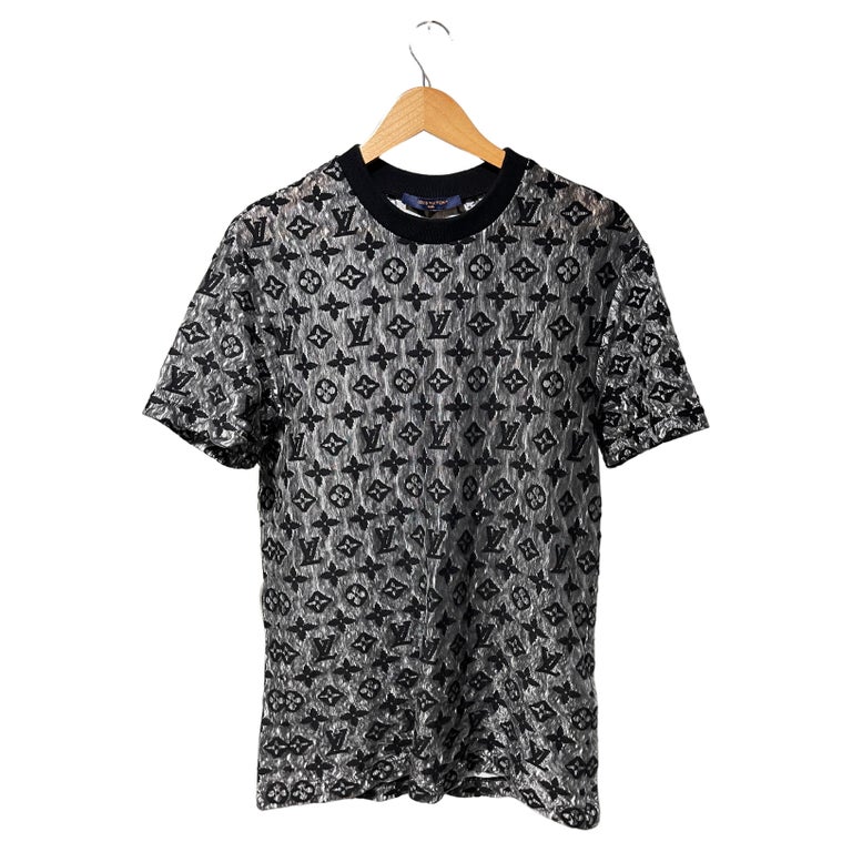 Louis Vuitton x Virgil LV Monogram Jacquard T-Shirt For Sale at 1stDibs