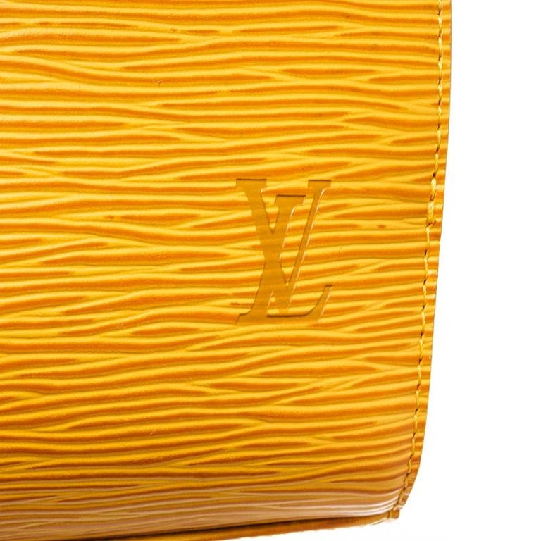 Louis Vuitton Yellow Epi Sablon Satchel Bag For Sale at 1stDibs