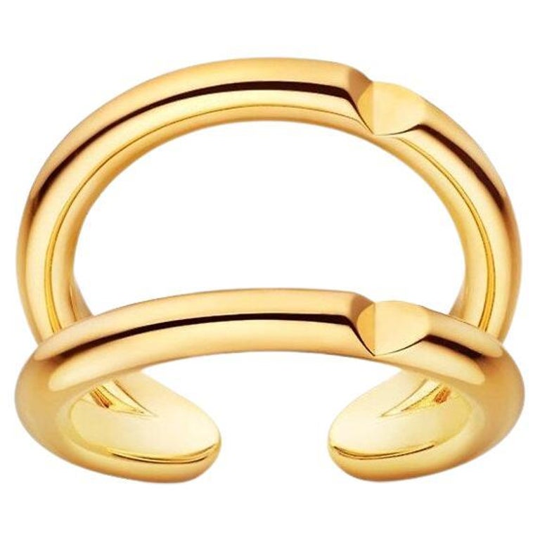 Louis Vuitton Yellow Gold LV Volt Ring For Sale at 1stDibs