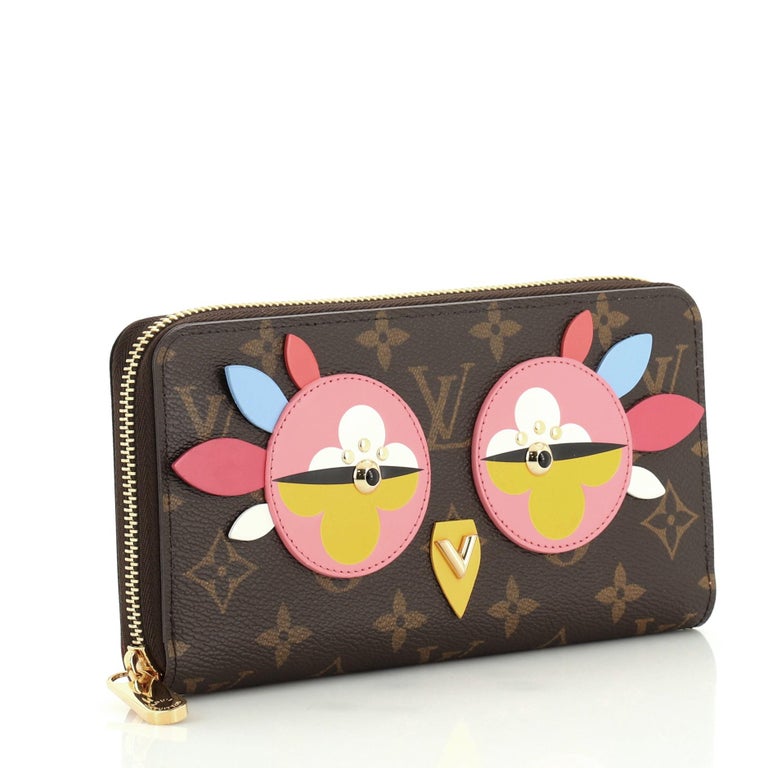 Louis Vuitton Zippy Wallet Limited Edition Lovely Birds Monogram Canvas ...