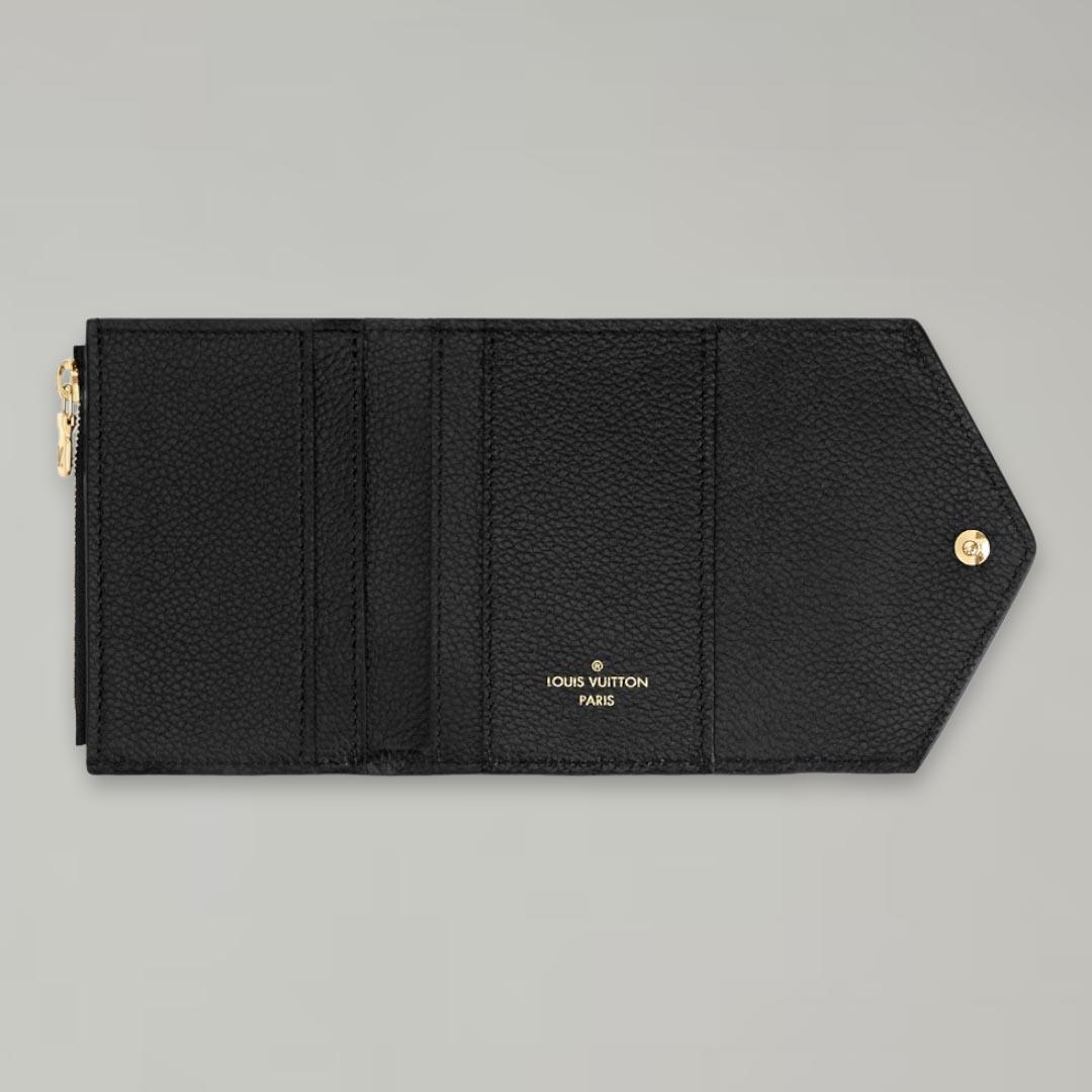 Louis Vuitton Zoe Wallet Colors Black Materials Monogram Empreinte ...