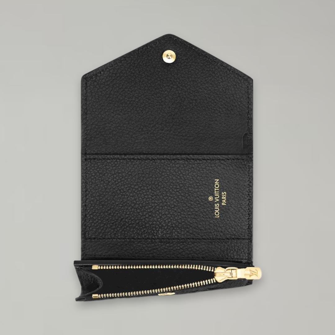 Louis Vuitton Zoe Wallet Colors Black Materials Monogram Empreinte ...