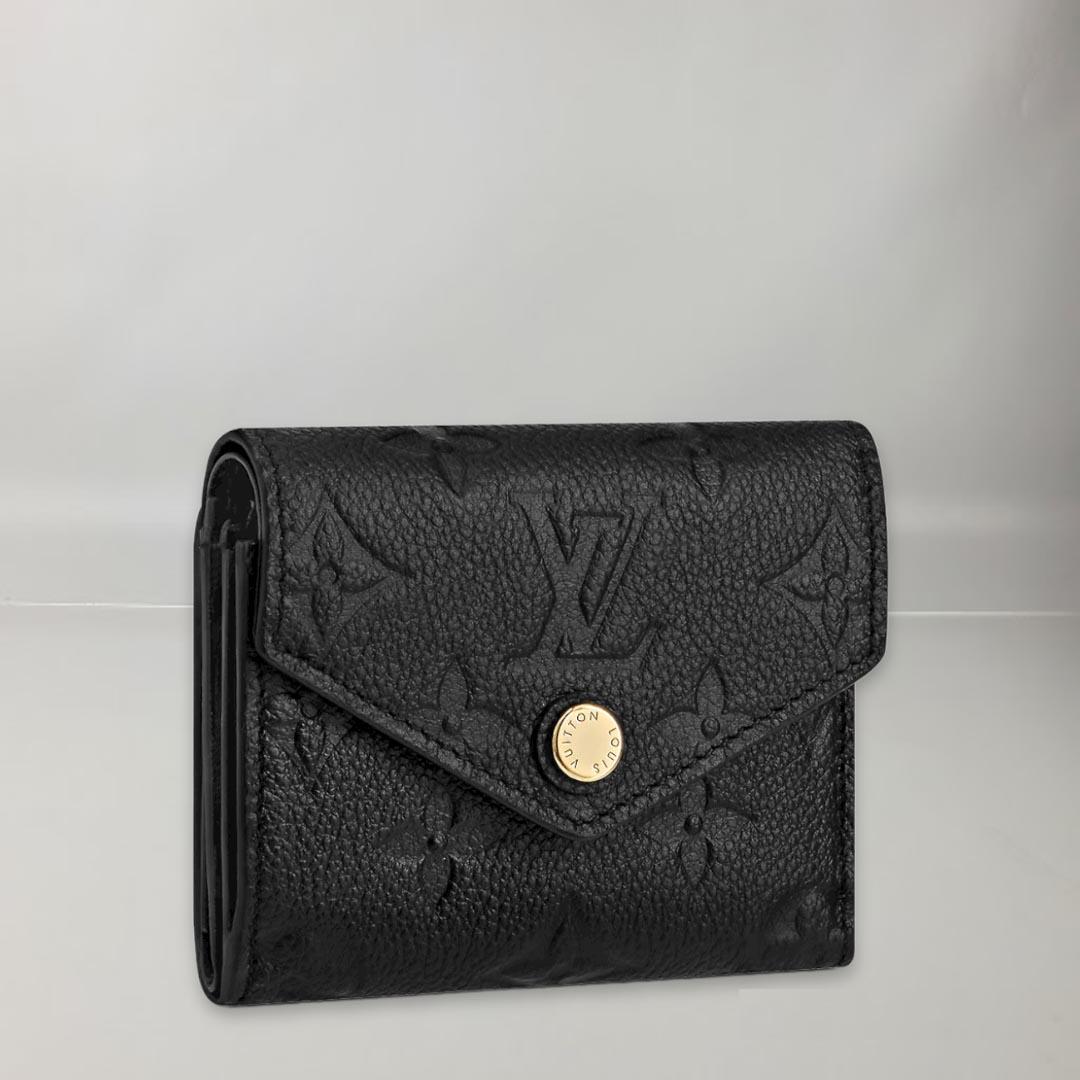 Louis Vuitton Zoe Wallet Colors Black Materials Monogram Empreinte ...