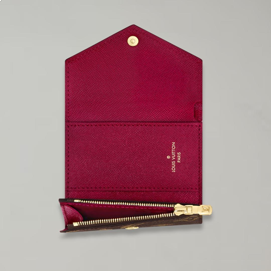 Louis Vuitton Zoe Wallet Colors Fuchsia Materials Monogram Canvas For ...