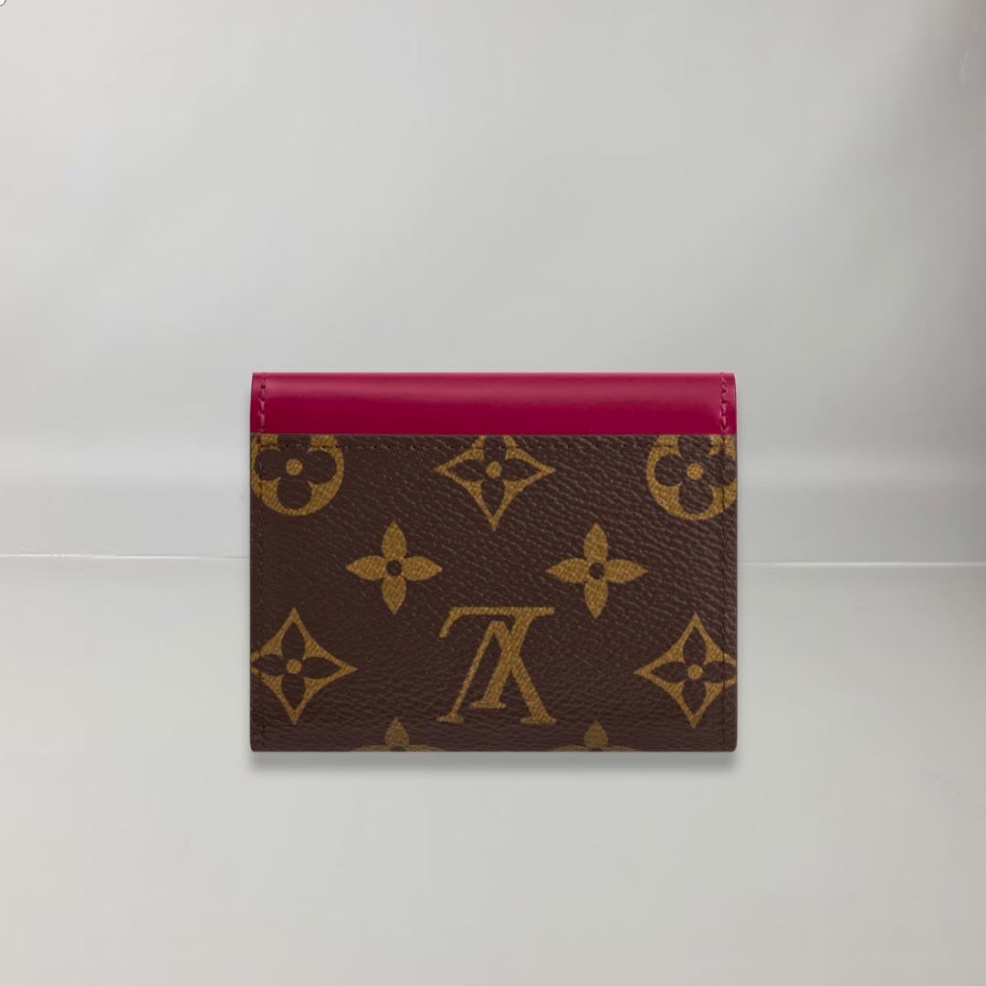 Louis Vuitton Zoe Wallet Colors Fuchsia Materials Monogram Canvas For ...