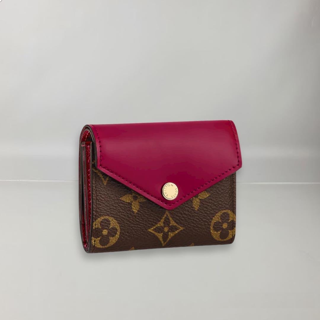 Louis Vuitton Zoe Wallet Colors Fuchsia Materials Monogram Canvas For ...